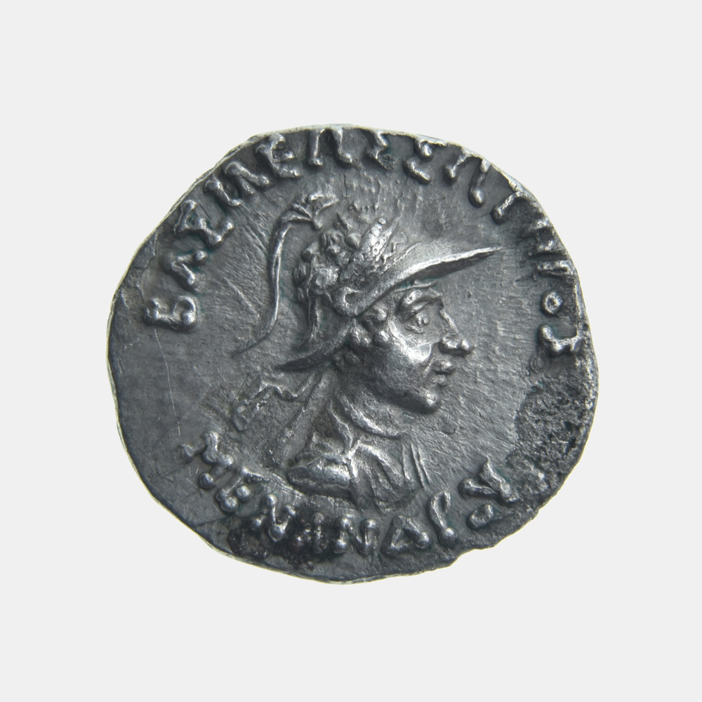 Indo-Greek Kingdom, Menander I ‘Soter’ Silver Drachm – c.166-145 BC ...