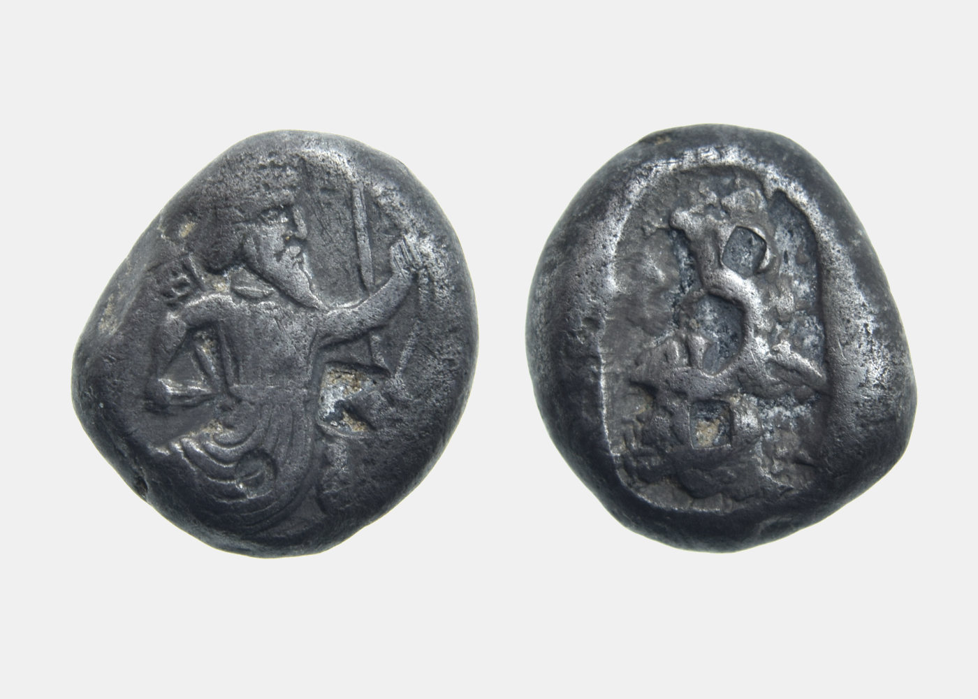 Persia, Achaemenid Empire, Silver Siglos – c. 375-340 BC – Elysium Coins